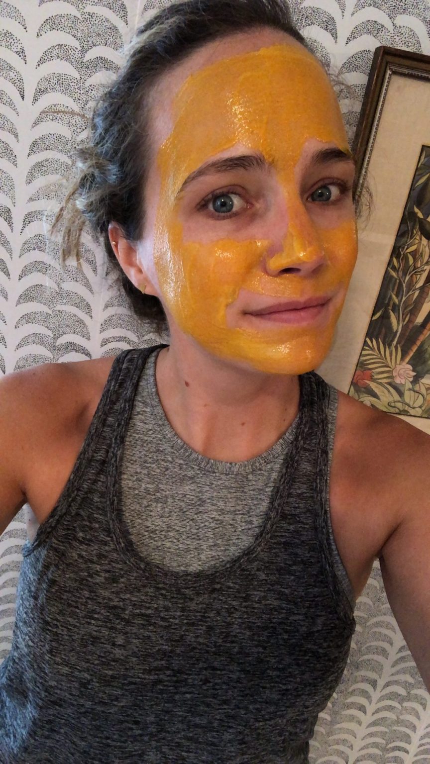 Turmeric Face Mask DIY Recipe - 4 Ingredients - The Stripe