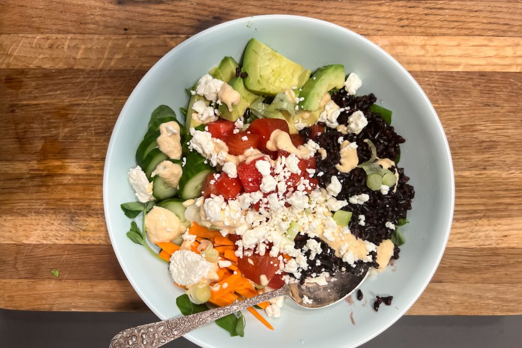 Molly's Watermelon Poke Bowl - The Stripe