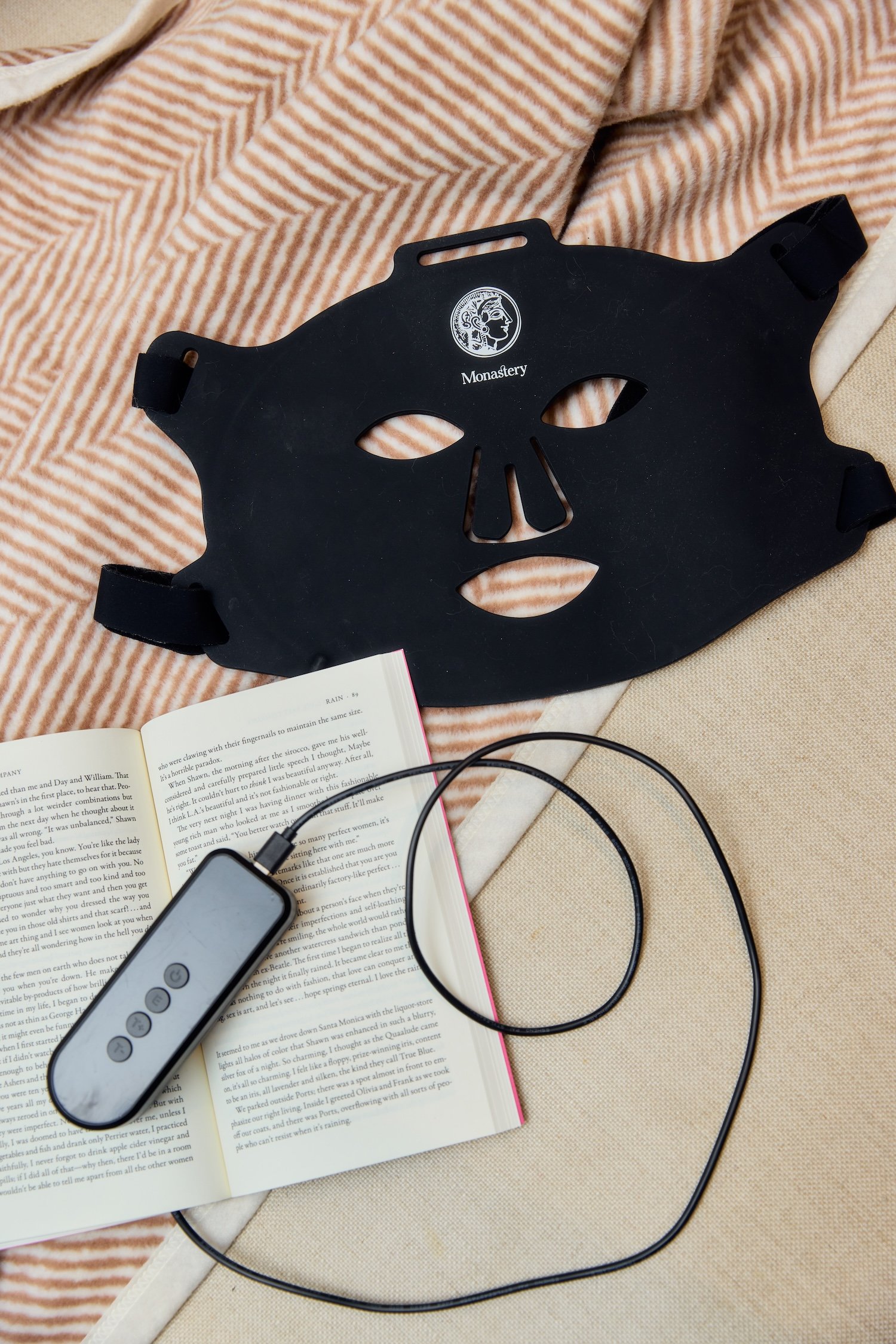 Monastery Deep Red LED Mask Review - The Stripe